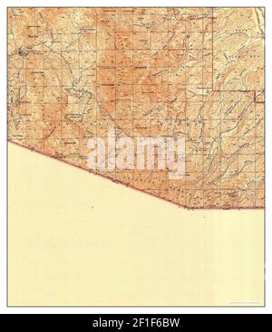 Ruby, Arizona, map 1942, 1:62500, United States of America by Timeless ...