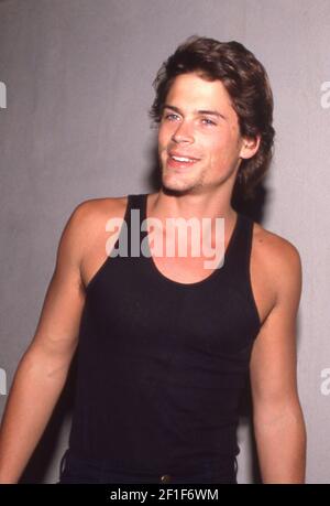 Rob Lowe 1985 Credit: Ralph Dominguez/MediaPunch Stock Photo - Alamy