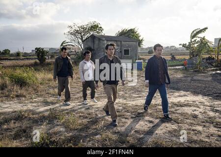 CLASSMATES MINUS, from left: LIN Na-Dou, SHIH Ming-Shuai, CHENG Jen ...