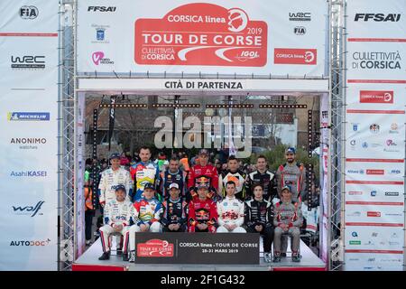 WRC drivers groupe pictures during the 2019 WRC World Rally Car ...
