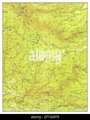 Saddle Mountain, California, map 1950, 1:62500, United States of ...