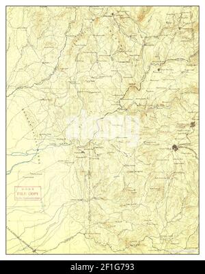 Smartsville, California, map 1895, 1:125000, United States of America ...