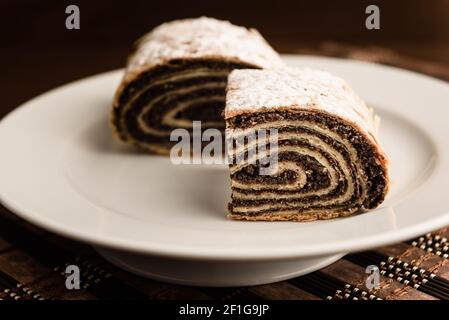 Strudel with poppy seeds Stock Photo - Alamy