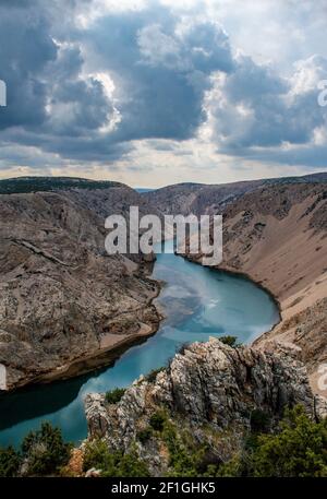 Zrmanja river canyon Stock Photo - Alamy