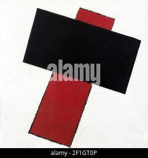 Kazimir Malevich - Black Cross Red Oval 1927 Stock Photo - Alamy