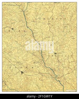 Elberton, Georgia, map 1893, 1:125000, United States of America by ...