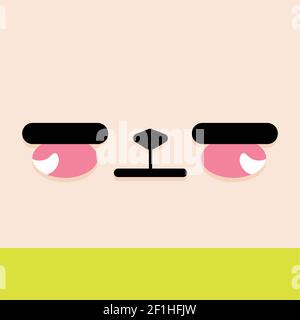 Expressionless Face icon vector image. Suitable for mobile apps, web ...