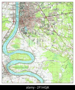 Baton Rouge, Louisiana, map 1963, 1:62500, United States of America by ...