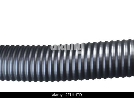 Metal ribbed hose isolated on white background 3d illustration Stock ...