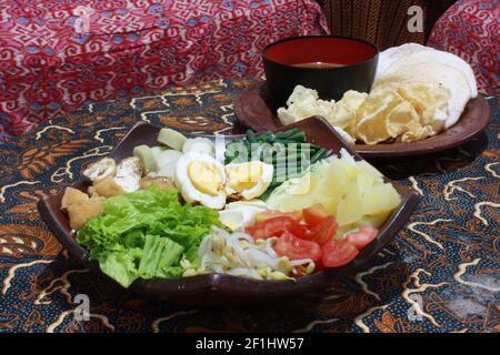 Vegetables for Pecel Ingredient. Pecel is traditional food from West ...