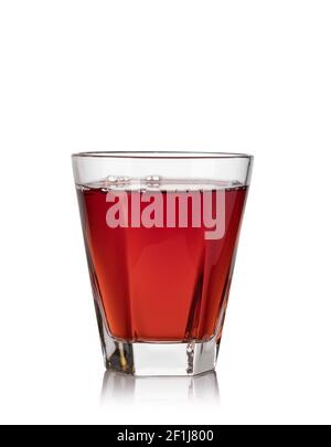 Pomegranate juice with pomegranate isolated on a white background Stock ...