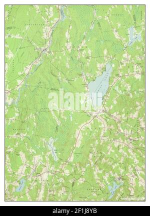 Burnham, Maine, map 1957, 1:62500, United States of America by Timeless ...