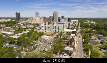 Downtown Raleigh, North Carolina Metro Skyline Stock Photo - Alamy