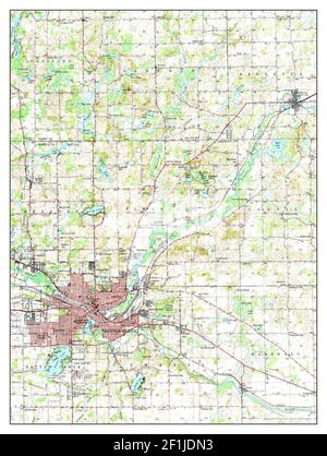 Battle Creek, Michigan, map 1950, 1:62500, United States of America by ...