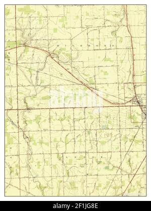 Richmond, Michigan, map 1945, 1:24000, United States of America by ...