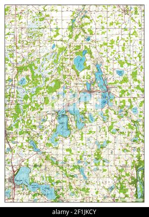 Forest Lake, Minnesota, map 1955, 1:62500, United States of America by ...