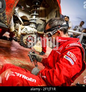 mecaniciens, mechanics during the 2019 WRC World Rally Car Championship ...