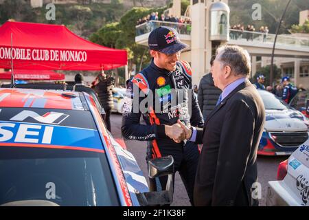 Thierry Jean Neuville of the Hyundai Shell Mobis World Rally Team, from ...