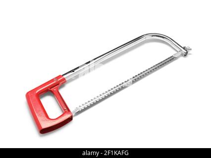 New hacksaw on white background Stock Photo - Alamy