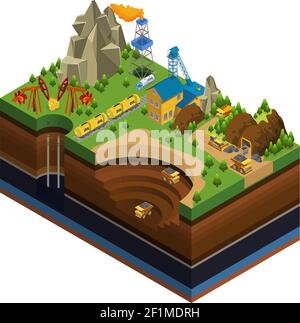 Isometric Rail Oil Gasoline Tanker Car. Cargo Freight Forwarding ...