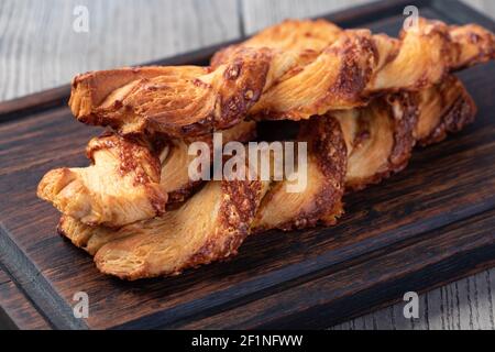 Cheese filled roll Stock Photo - Alamy