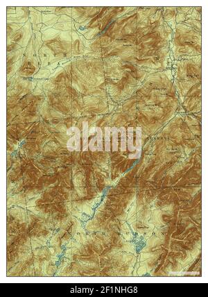 Mt Marcy, New York, map 1895, 1:62500, United States of America by ...