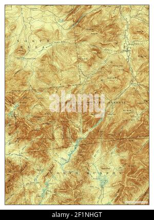 Mt Marcy, New York, map 1895, 1:62500, United States of America by ...
