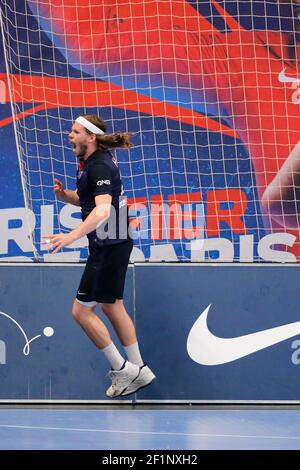 Mikkel Hansen (PSG Hanball) scored the last goal to win the game and ...