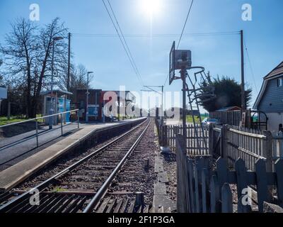 Cressing Train Railway Station, near Braintree, Essex England Stock ...