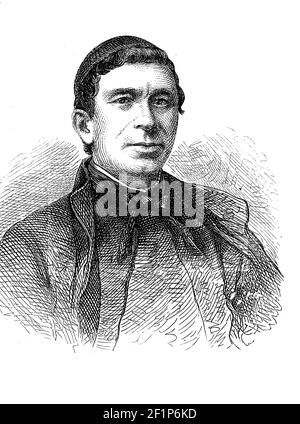 portrait of angelo secchi 1818 1878 astronomer Stock Photo - Alamy