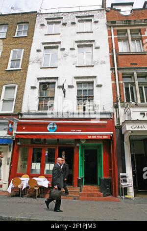 Colony room, dean st, London pic David Sandison Stock Photo - Alamy