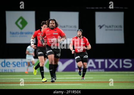 Francois Trinh-Duc of France and Mathieu Bastareaud of France during ...