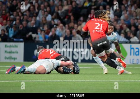 Ma’a Nonu of Racing Club Toulon arrives at the stadium prior to the Top ...
