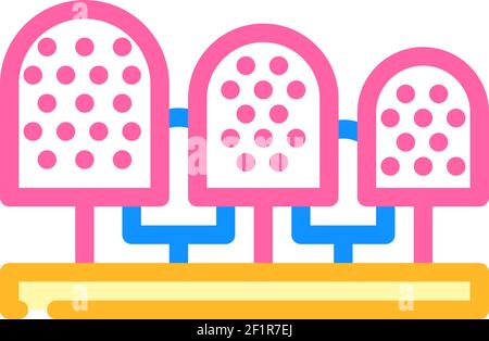 burs and cutters for cleaning and removing calluses glyph icon vector ...