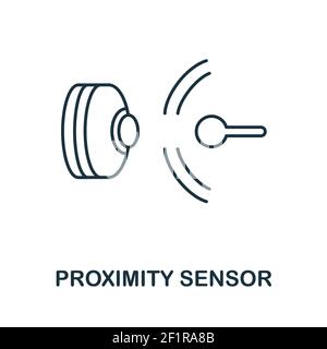 Proximity Sensor icon. Simple element from sensors icons collection. Creative Proximity Sensor ...