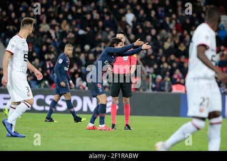 Karim Abed (arbitre) during the Ligue 2 BKT match between Troyes and ...