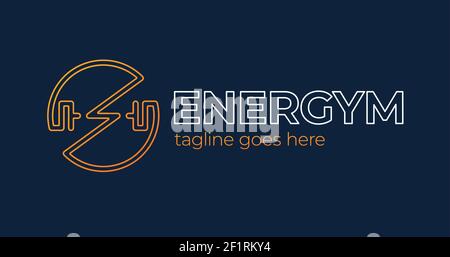 health recharge energy bolt logo vector Stock Vector Image & Art - Alamy