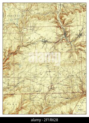 Blossburg, Pennsylvania, map 1927, 1:62500, United States of America by ...