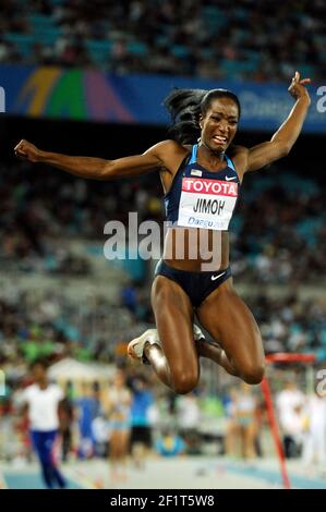 Funmi JIMOH, USA, Long jump athlete at the IAAF 2008 World Athletics ...