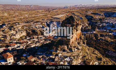 Ortahisar is famous for picturesque stone houses and castle-like rock ...