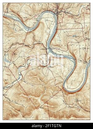 Meshoppen, Pennsylvania, map 1947, 1:31680, United States of America by ...