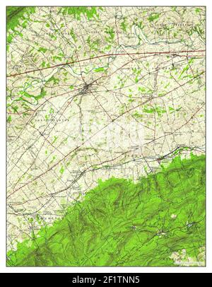 Newville, Pennsylvania, map 1952, 1:62500, United States of America by ...