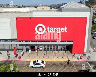 Target store sign and entrance Stock Photo - Alamy