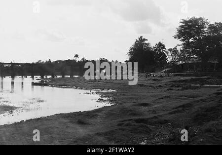 Hurricane Flora damage, central Cuba, Cuba, 1963. From the Deena ...