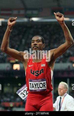 Christian Taylor (USA) gold medalist in the Men's Triple Jump at the ...