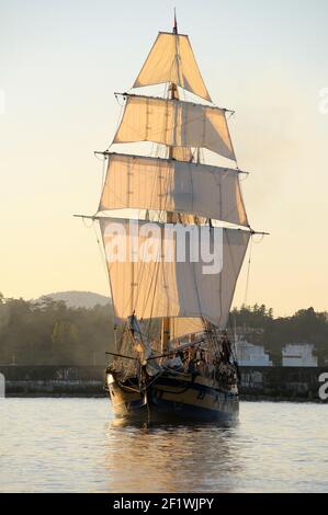 Topsail ketch Hawaiian Chieftain, Victoria, Vancouver Island, British ...