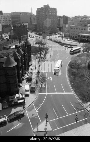 Washington Circle, Washington DC, USA, 1977 Stock Photo - Alamy