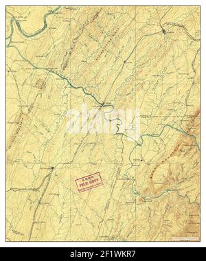 Cleveland, Tennessee, map 1901, 1:125000, United States of America by ...