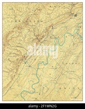 Kingston, Tennessee, map 1893, 1:125000, United States of America by ...