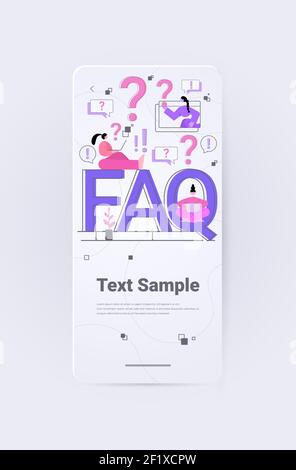 concept illustration of people frequently asked questions around question marks, answer to ...
